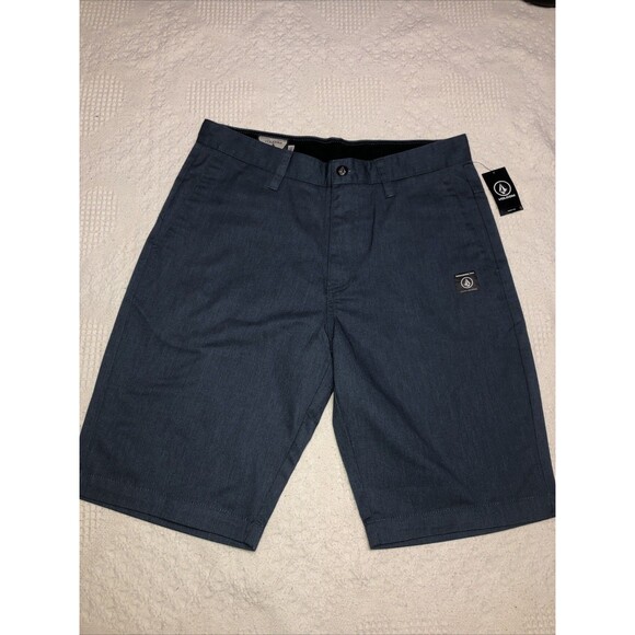 Volcom | Shorts | New Volcom Mens Size 3 Vmonty Blue Modern Fit Chino ...